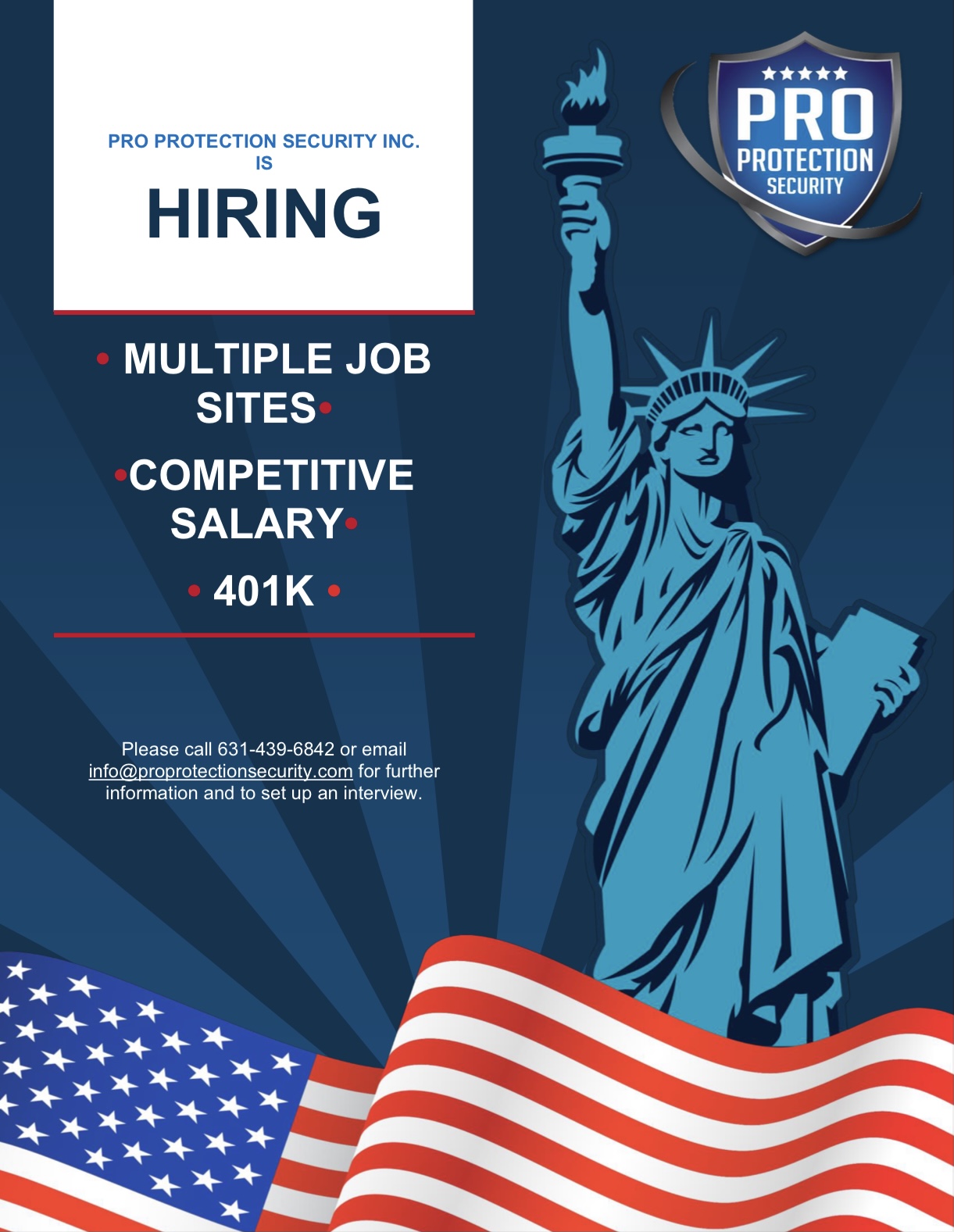 Hiring - Pro Protection Security